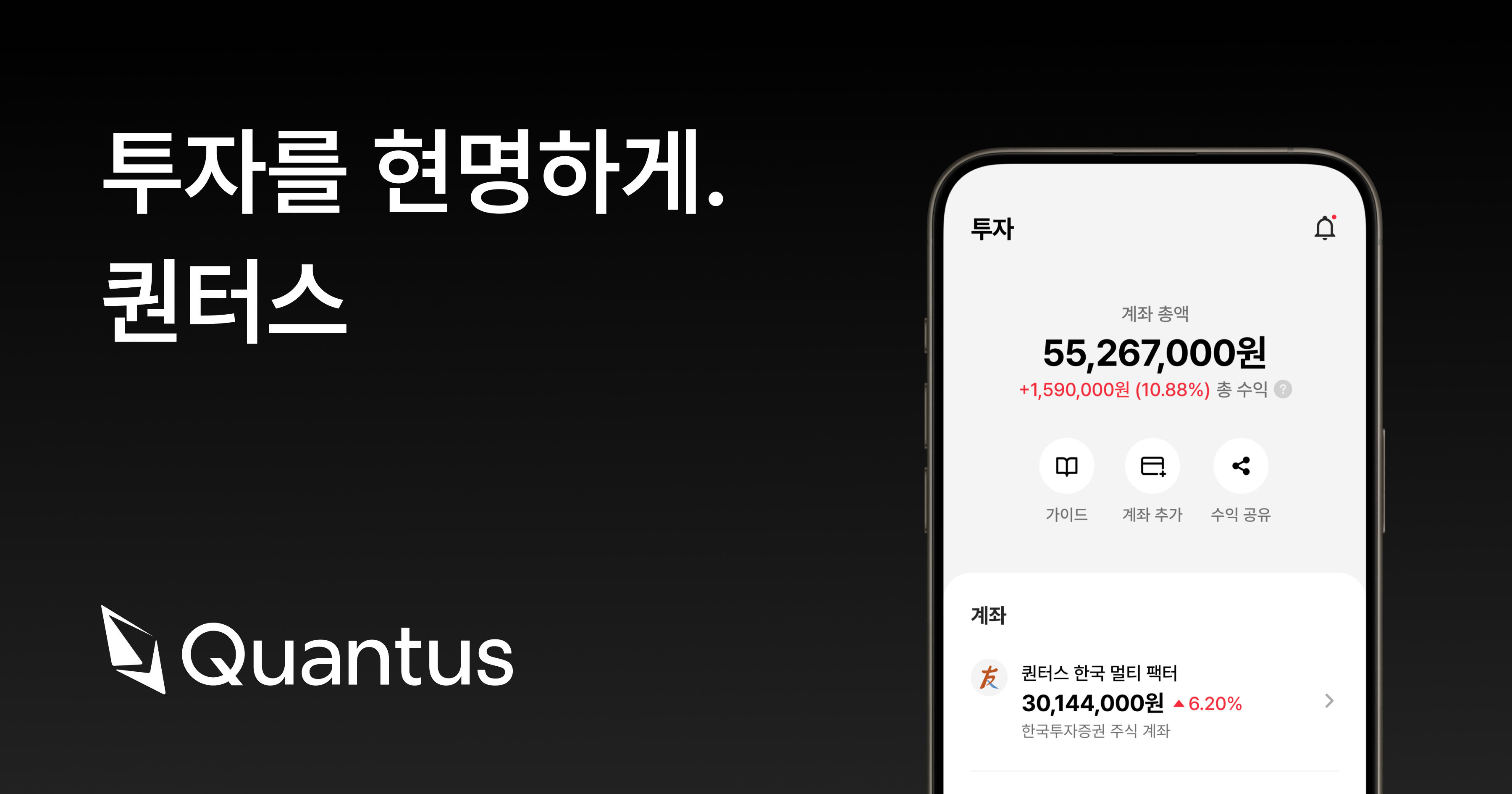 투자를 현명하게, 퀀터스